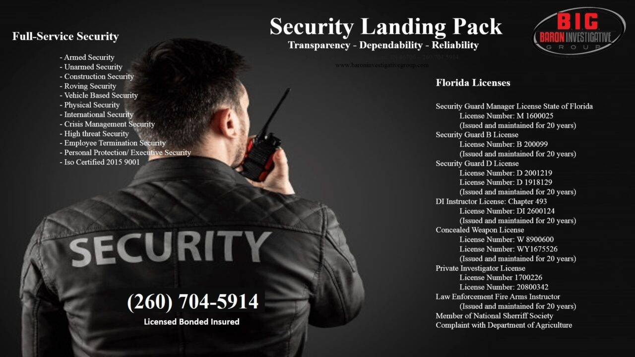 Private Investigation Services | Baron Investigative Group